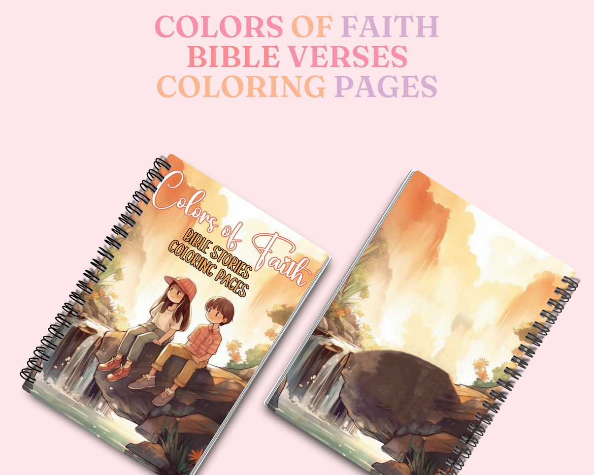 Colors of Faith - Bible Stories Coloring Pages – Digital Template - Co ...