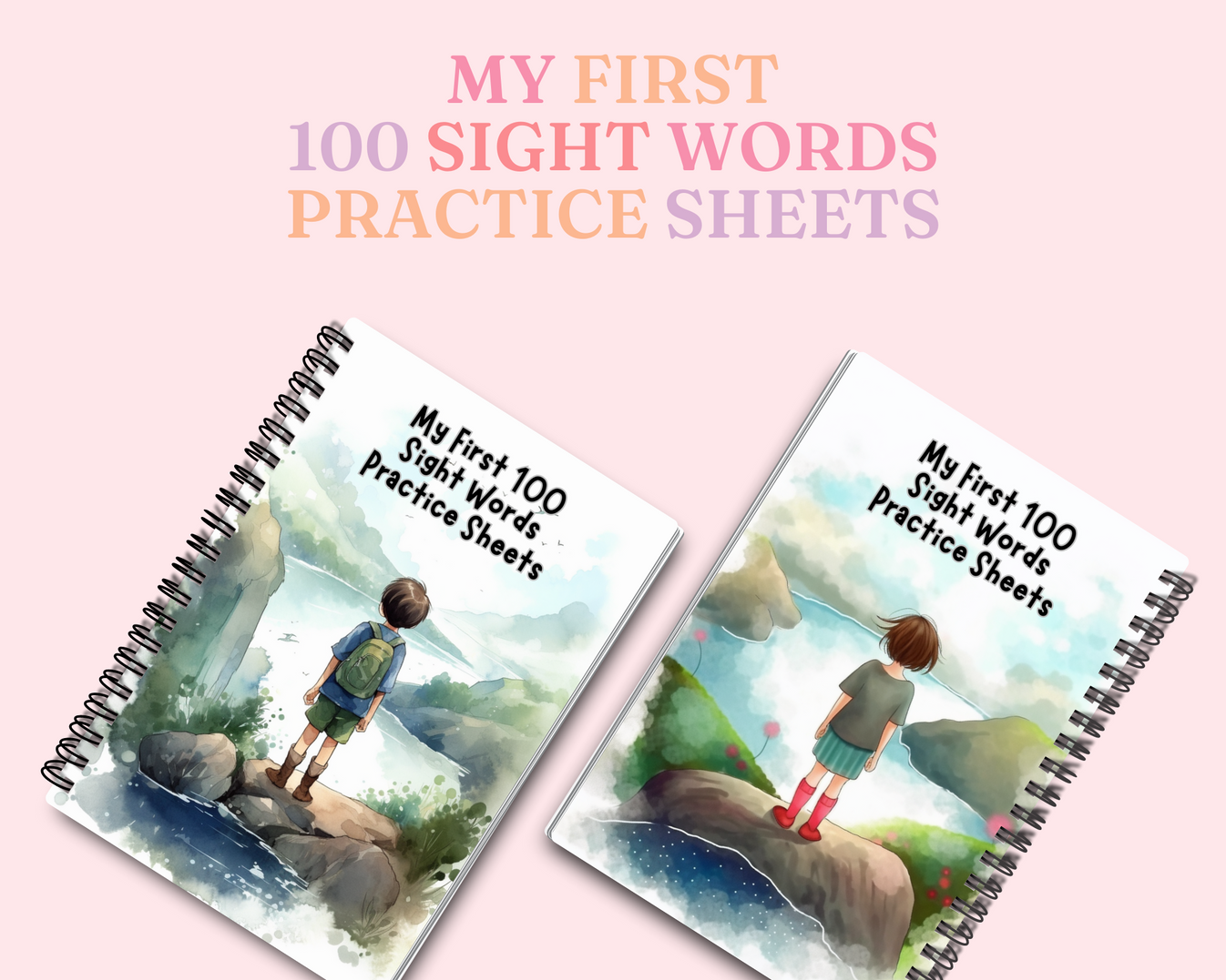 100 Sight Words Practice Worksheets – Canva Editable – Digital Templat ...